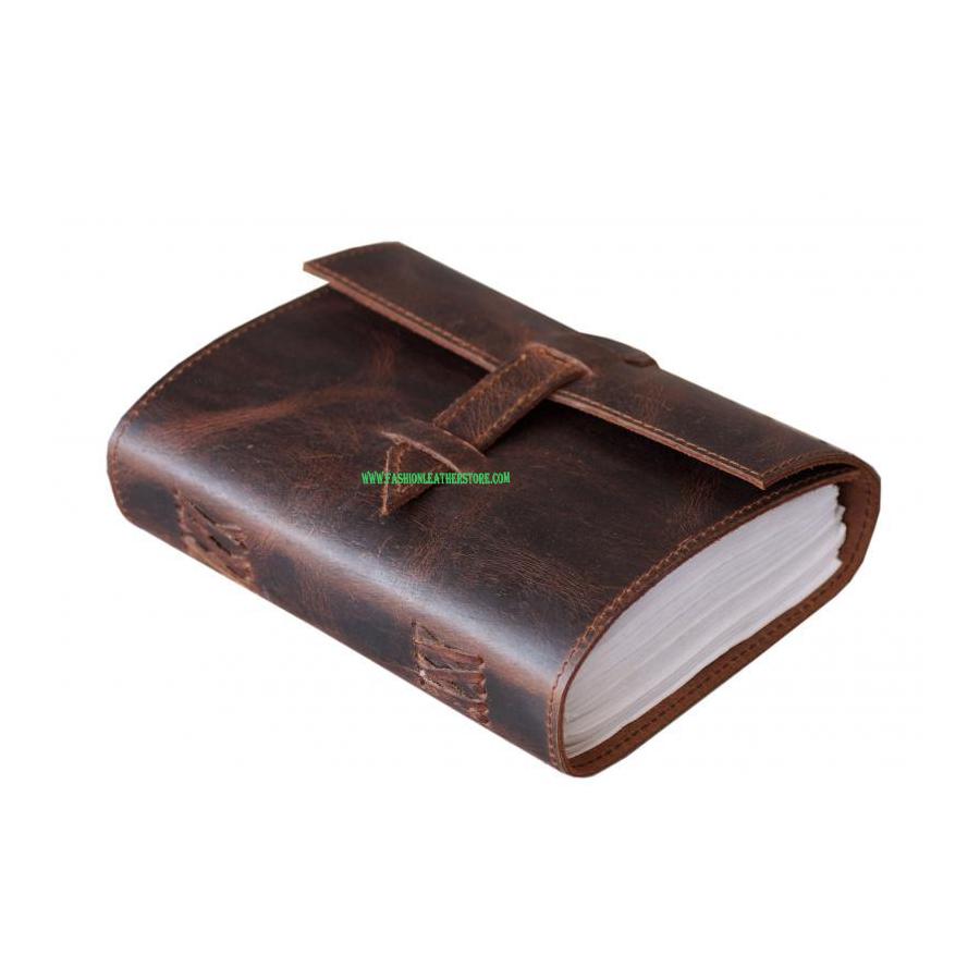 Handmade Leather Journal, Antique Soft Leather Journal | Shaista Handicraft