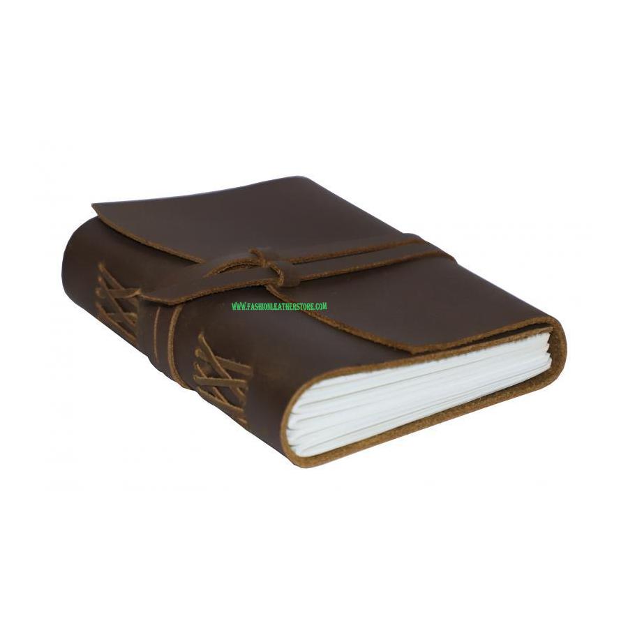 Handmade Leather Journal, Antique Soft Leather Journal | Shaista Handicraft