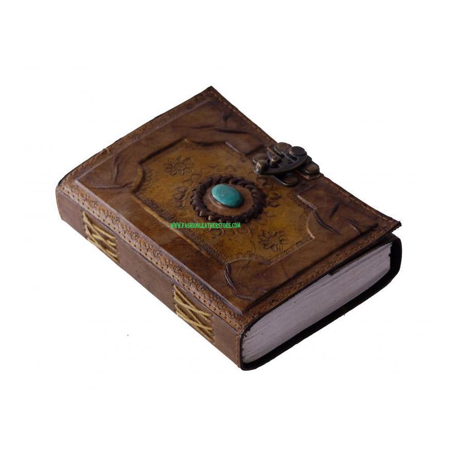 Handmade Leather Journal, Antique Hard Leather Journal | Shaista Handicraft